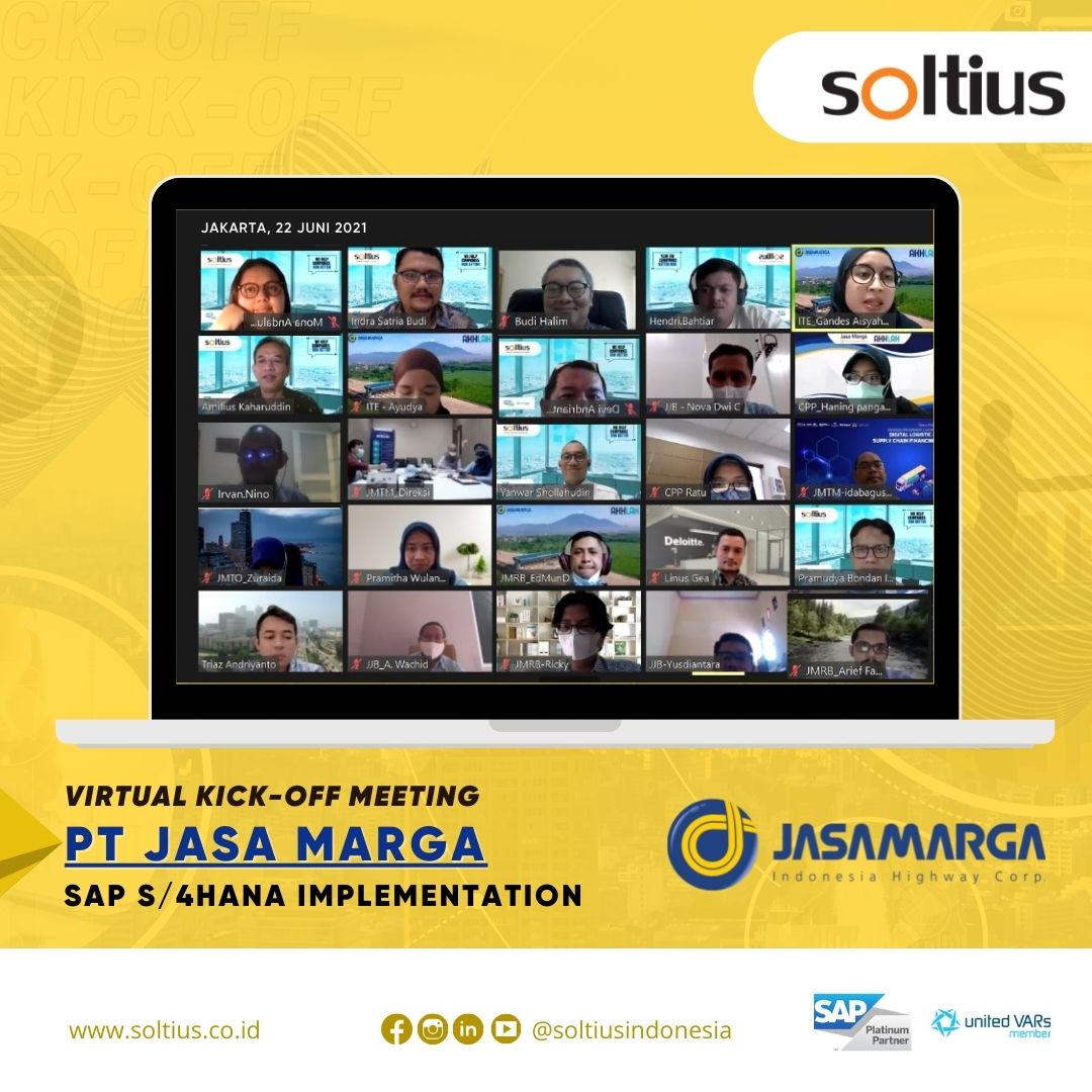 Kick-Off Meeting Project of SAP S/4HANA Implementation at PT. Jasa Marga