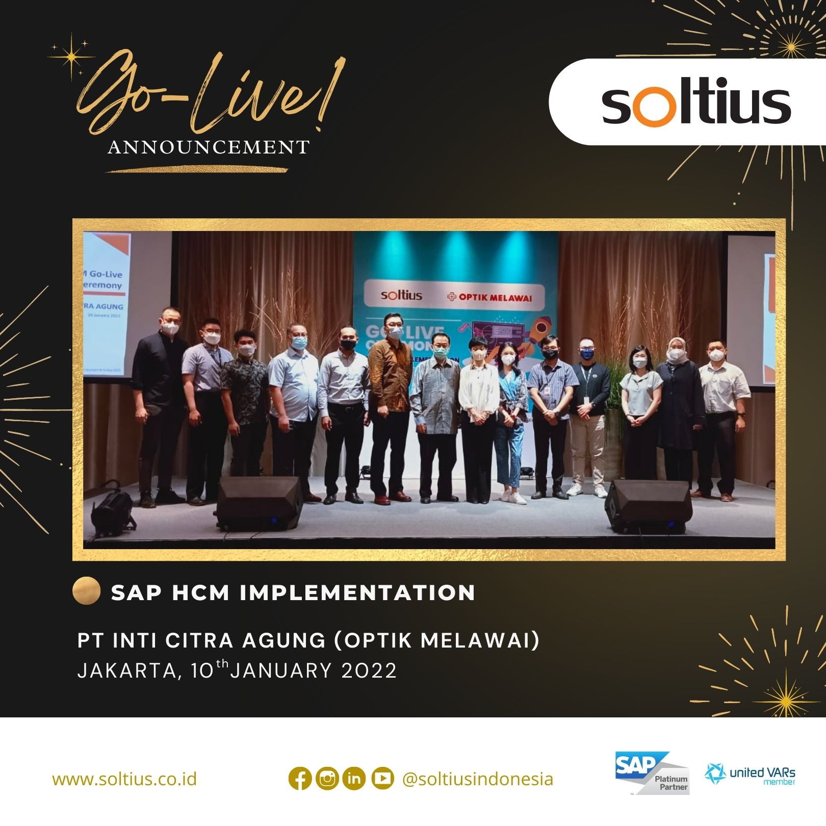 Go-Live SAP HCM at PT Inti Citra Agung (Optik Melawai)